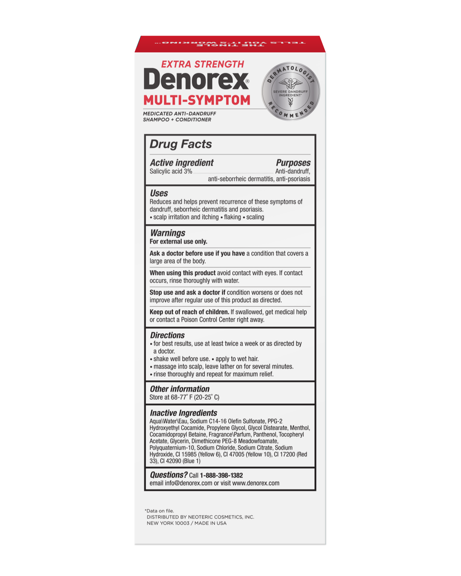 Denorex Shampoo