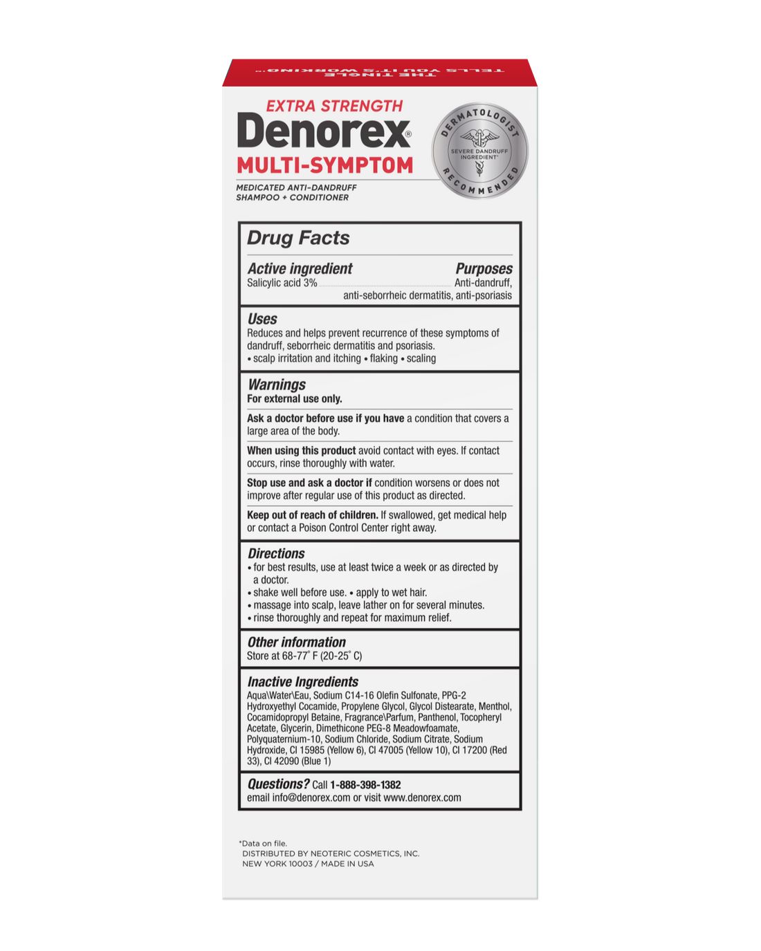 Denorex Shampoo